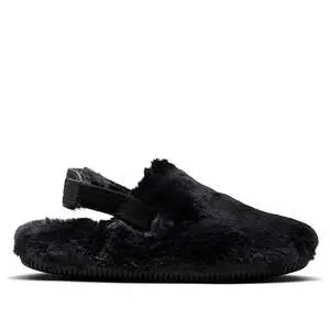Nike Calm Mule Black Fur - Black/black