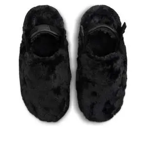 Nike Calm Mule Black Fur - Black/black
