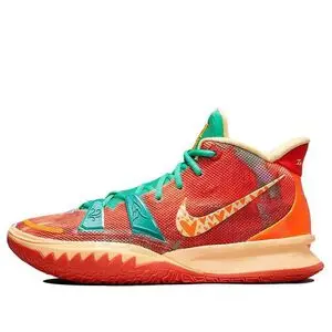 Nike Sneaker Room X Kyrie 7 'mom' Basketball Sneakers - Red/blue/orange