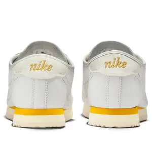 Nike Cortez Perforated Swoosh Sneakers - White/bronze/light Bone