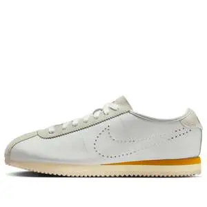 Nike Cortez Perforated Swoosh Sneakers - White/bronze/light Bone