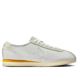 Nike Cortez Perforated Swoosh Sneakers - White/bronze/light Bone