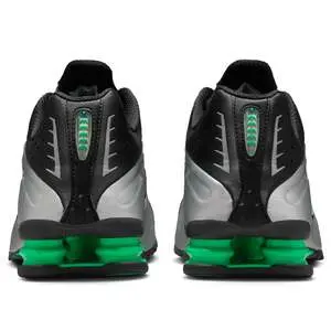 Nike Shox R4 - Metallic Silver Green Shock