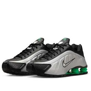 Nike Shox R4 - Metallic Silver Green Shock