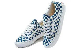 VANS Style 36 Checkerboard Sneakers - Blue/white