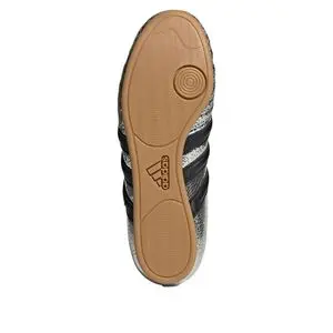 Adidas Taekwondo Metallic Silver Athletic Sneakers - Metallic Silver/black