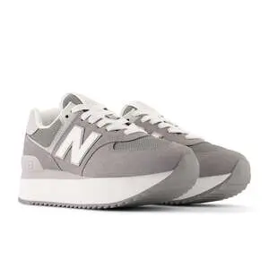 NEW BALANCE 574+ Platform Sneakers - Gray