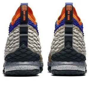 Nike Lebron 15 "mowabb" High Top Basketball Sneakers - Khaki/blue