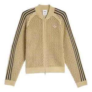 Adidas X Clot Crochet Track Jacket - Brown