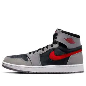 JORDAN 1 High Zoom Air Cmft 2 High Top Sneakers - Grayblackred