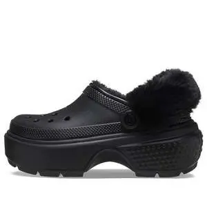 CROCS Stomp Lined Clogs - Black
