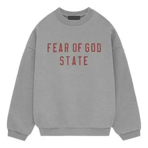 Fear Of God Fleece Crewneck - Dark Heather