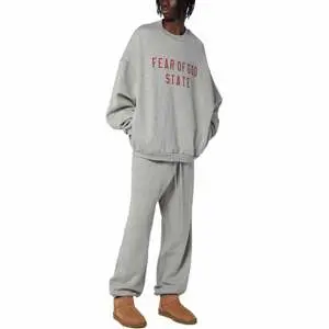 Fear Of God Fleece Crewneck - Dark Heather