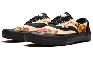 VANS Supreme X Jean Paul Gaultier X Era Pro Floral Sneakers - Black