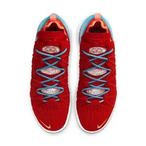 Nike Lebron 18 Ep Basketball Sneakers - Red/blue