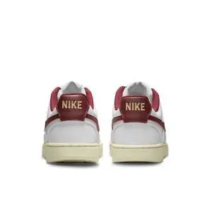 Nike Court Vision Low Top Sneakers - White/red/gold