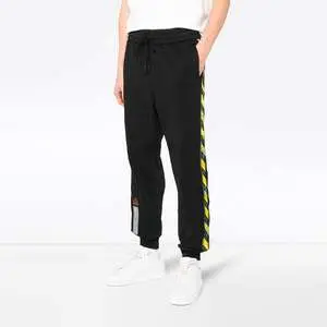Off-White Black Tape Sweat Pants Black