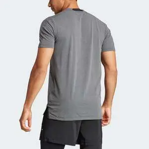 Adidas Designed For Training Workout Tee Asia Sizing 'grey