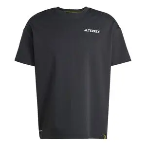 Adidas X National Geographic Aeroready Graphic T-shirt Asia Sizing - Black