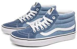 VANS Sk8-mid Reissue Denim Two-tone Mid-top Sneakers