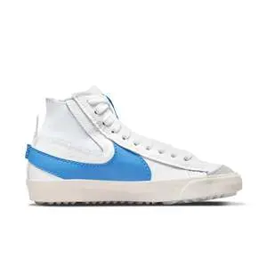 Nike Blazer Mid '77 Jumbo High Top Sneakers - White/blue