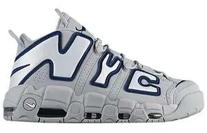 Nike More Uptempo Qs "nyc - Grey/silver