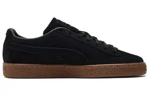 PUMA Suede Gum Low Top Sneakers - Black