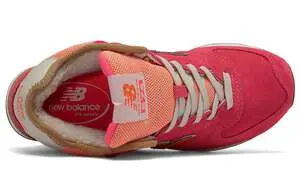 NEW BALANCE 574 Mid Top Sneakers - Pink/yellow/white