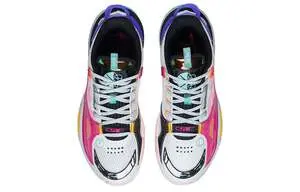 LI-NING Wade All City V1 "graffiti" Abas019-2 Sneakers - White/rainbow
