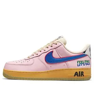 Nike Force 1 Low "feel Free, Let's Talk - Pink/blue