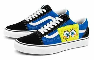 VANS Old Skool "smile Patch" Spongebob Squarepants Sneakers