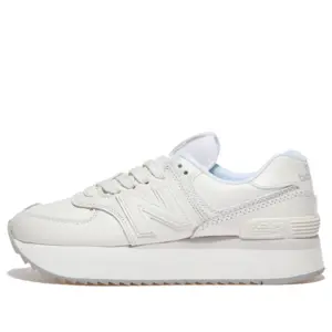 NEW BALANCE 574+ Platform Sneakers - White/grey