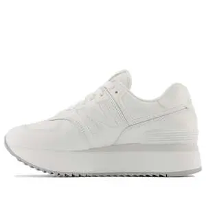 NEW BALANCE 574+ Platform Sneakers - White/grey