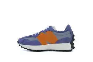 NEW BALANCE 327 Magnetic Blue Varsity Orange - Black/blue
