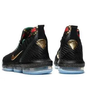 Nike Lebron 16 Kc 'watch The Throne' High Top Sneakers - Black