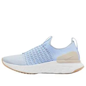 Nike React Phantom Run Flyknit 2 Athletic Sneakers - Blue/white