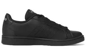 Adidas Grand Court Base Sneakers - Core Black/iridescent/cloud White