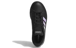 Adidas Grand Court Base Sneakers - Core Black/iridescent/cloud White