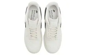 Nike Force 1 '07 Quilted Swoosh Sneakers - Beige/beige/black
