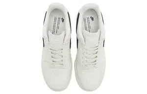 Nike Force 1 '07 Quilted Swoosh Sneakers - Beige/beige/black