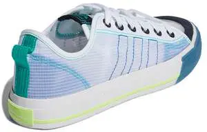 Adidas Nizza Rf Low Top Sneakers - White/blue/green