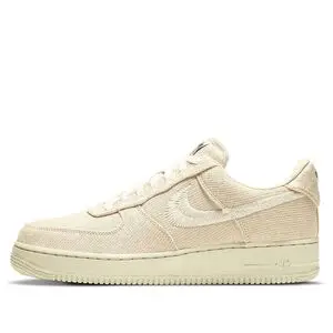 Nike X Stussy Air Force 1 Low "fossil" Sneakers - Cream
