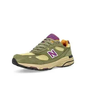 NEW BALANCE X Teddy Santis 993 Made In Usa "olive Leaf Maize" Sneakers - Olive Leaf/maize