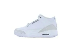 JORDAN Air 3 "pure Money - White/metallic Silver