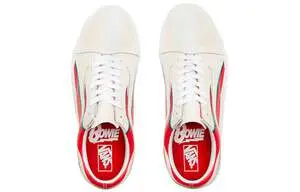 VANS X David Bowie Old Skool "aladdin Sane" Sneakers - White/cream/red