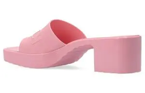 Gucci Logo Platform Slides