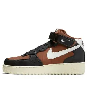 Nike Force 1 Mid '07 Lx Certified Fresh Pecan - Black/brown/white