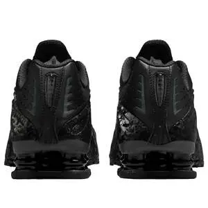 Nike Shox R4 "black Floral" Sneakers - Black/dark Smoke Grey