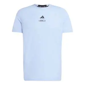 Adidas X Les Mills Graphic Short Sleeve T-shirt - Glow Blue