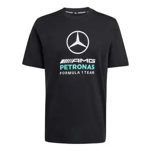 Adidas Mercedes-amg F1 Team Dna Graphic T-shirt 'black Semi Mint Rush - Black/semi Mint Rush